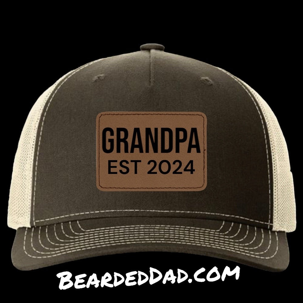 GRANDPA Established *Year* Richardson Hat – Bearded Dad
